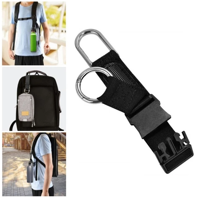 ADJUSTABLE SUITCASES BELT With Spring Clip jackets Holder Grippers ...