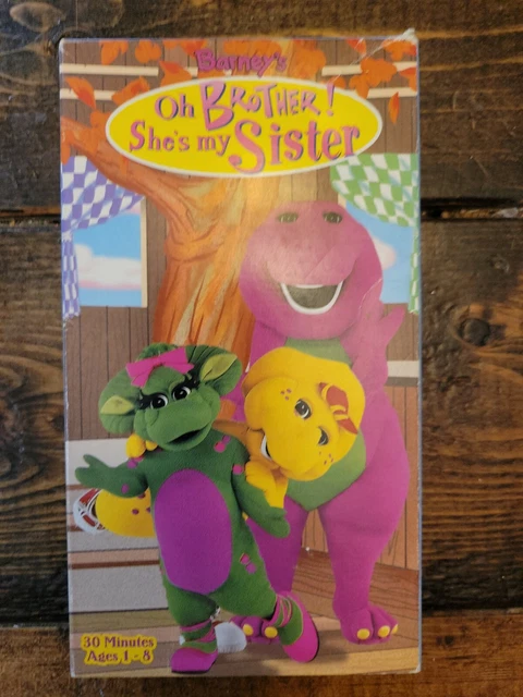 BARNEY OH BROTHER She’s My Sister VHS Video Tape VTG Sing Along Songs ...