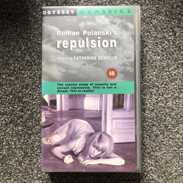 REPULSION (VHS) VINTAGE Roman Polanski starring Catherine Deneuve £18. ...