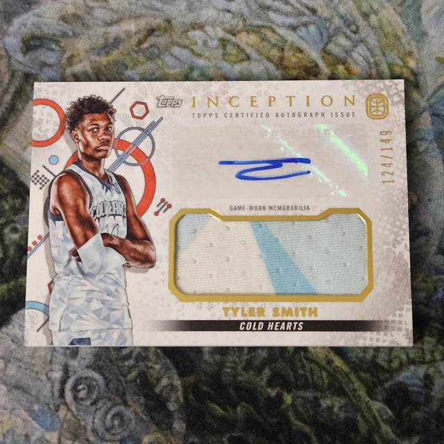 2022-23 TOPPS INCEPTION OTE Basketball TYLER SMITH RC PATCH RPA AUTO ...