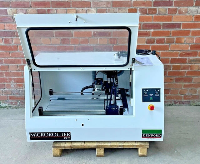 DENFORD MICROROUTER PRO CNC Router With Software & T-Slot Bed £1,800.00 ...