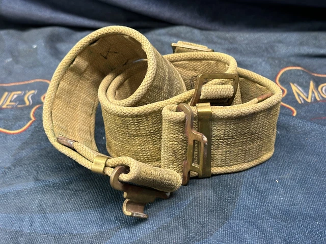 WW2 BRITISH ARMY 37 Pattern Webbing Belt - 36" Waist EUR 11,69 ...