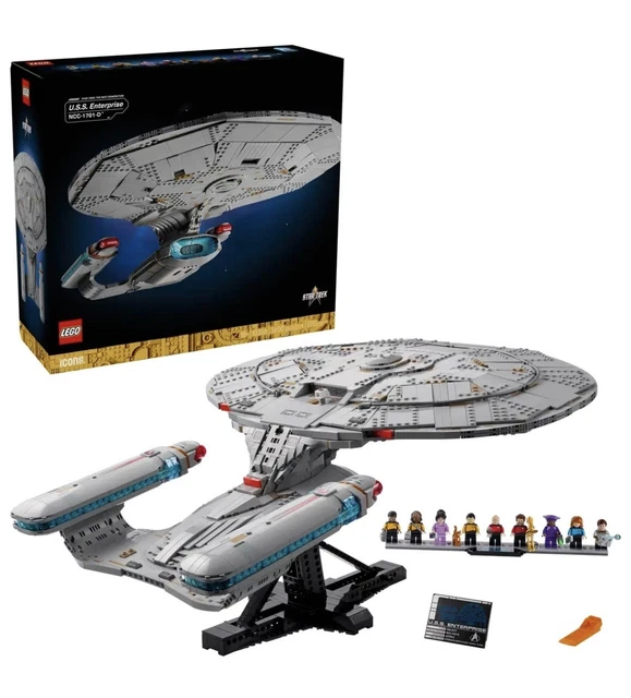 LEGO STAR TREK U.S.S. Enterprise NCC-1701-D with 40768 Type 15 ...