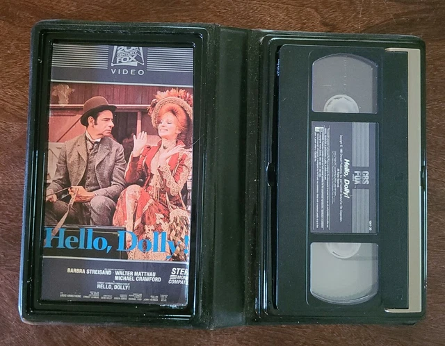 HELLO DOLLY VHS CBS FOX 1984 Barbra Streisand Walter Mattha Louis ...