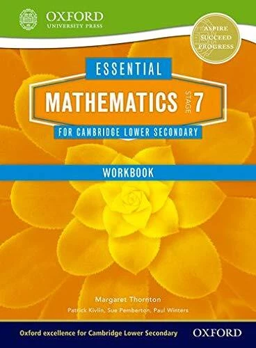 ESSENTIAL MATHEMATICS FOR Cambridge Lower Secondary Stage 7 Work Book (Cie Igcse £14.04 ...