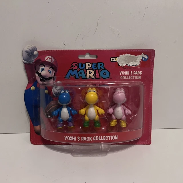 SET ACTION FIGURE Super Mario Yoshi Pack 3 - Nintendo Goldie EUR 11,84 ...