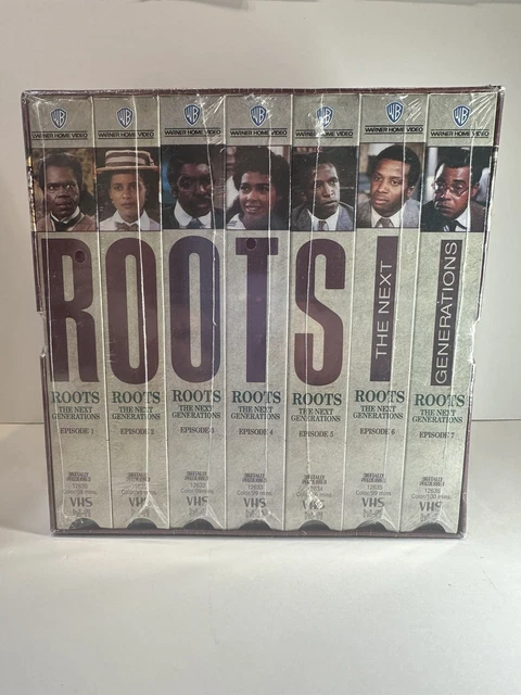 ROOTS ‘THE NEXT Generation’ Miniseries, Warner, VHS 7-Tape Set Brand ...