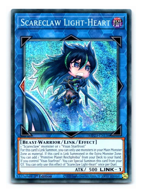 SCARECLAW LIGHT-HEART - MP23-EN136 Prismatic Secret Rare 1st Edition ...