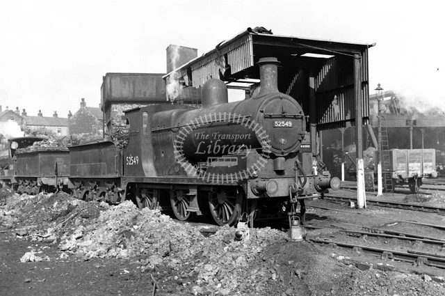 PHOTO BR BRITISH Railways Steam Locomotive Class LYR28 52549 at Lees £1 ...
