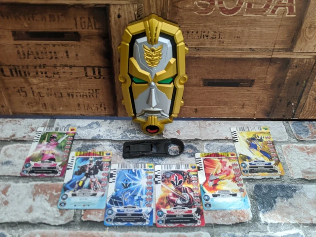 POWER RANGERS MEGAFORCE Gosei Morpher and 6 Cards £18.95 - PicClick UK