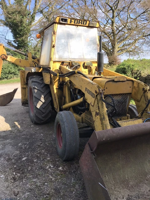 FORD 4550 DIGGER, Excavator, Loader Tractor, Not Jcb 3cx, Backhoe ...