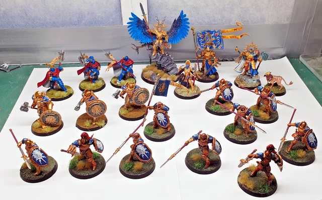 WARHAMMER STORMCAST Eternals Dominion Box Set army well painted Age of ...