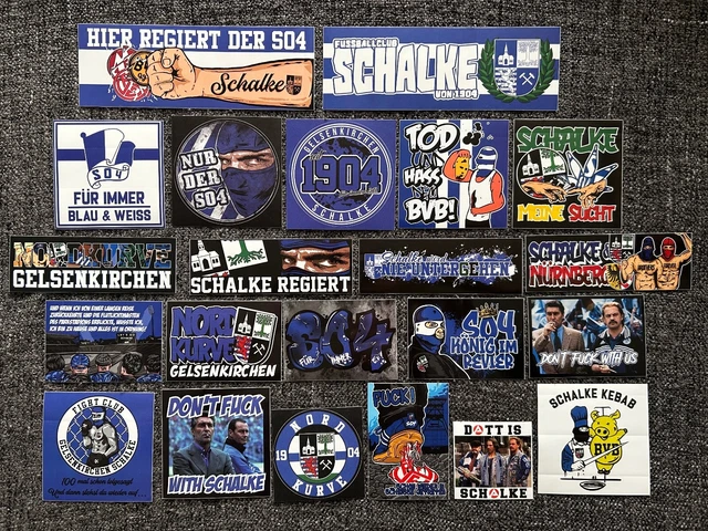 SZENEKLEBER FC SCHALKE 04 Ultras Sticker Aufklebersammlung S04 Adesivo ...