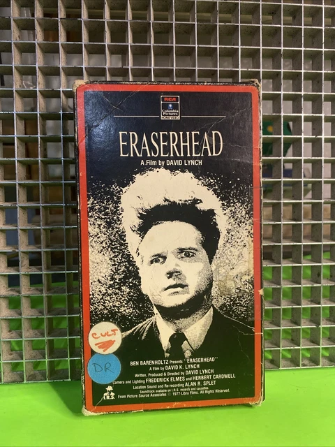 ERASERHEAD-VHS RCA 1984 Horror David Lynch Sideloader Full Flap RARE ...