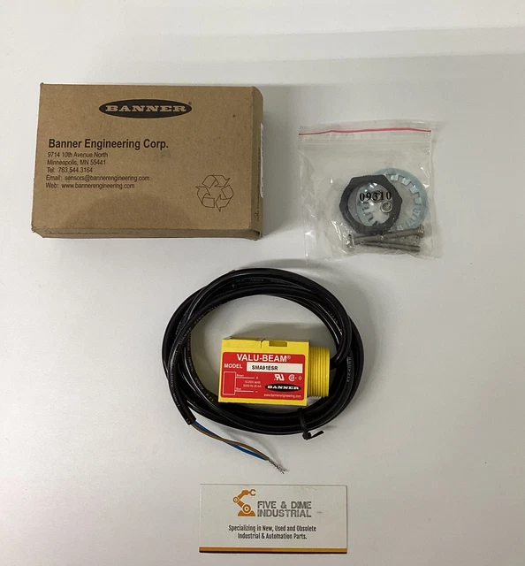 BANNER SMA91ESR VALU-BEAM Sensor 25286 10-250V AC/DC $76.44 - PicClick