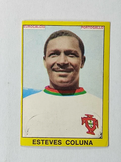 FIGURINA CALCIATORI PANINI 1966/67 Coluna Portogallo Ottima Mai ...