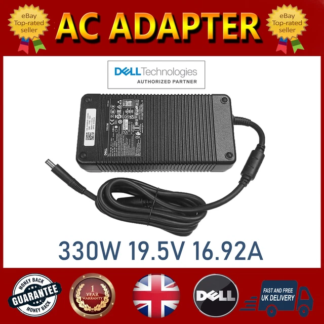 DELL ALIENWARE M18 (Amd) 330W Original Ac Adapter Psu 7.4Mm X 5.0Mm Pin ...