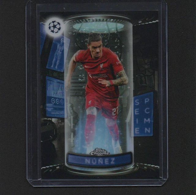 2022-23 TOPPS CHROME Ucl Spécimen Darwin Nunez Liverpool Fc Premier ...