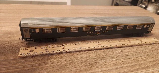 LILIPUT HO DC, 88150, SBB CFF 1st Class Passenger Car, with interior ...