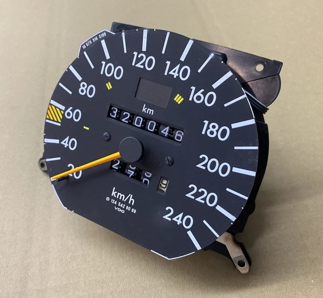 MERCEDES W124 WITH ASD ASR Speedometer Meter Instrument Cluster ...