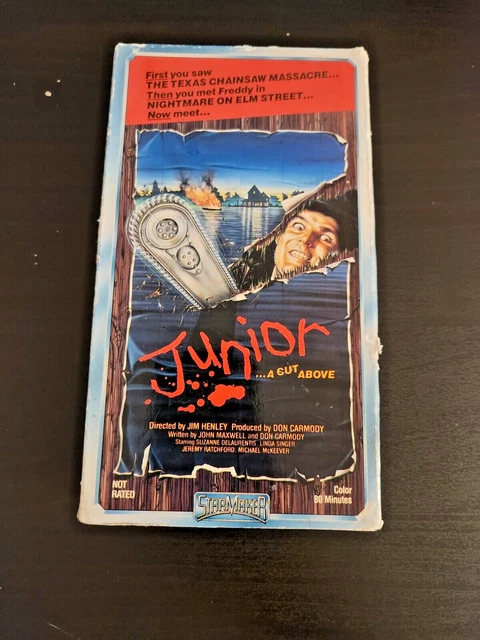 JUNIOR A CUT Above Vintage VHS 1984 Slasher Horror Prism Video $28.00 ...