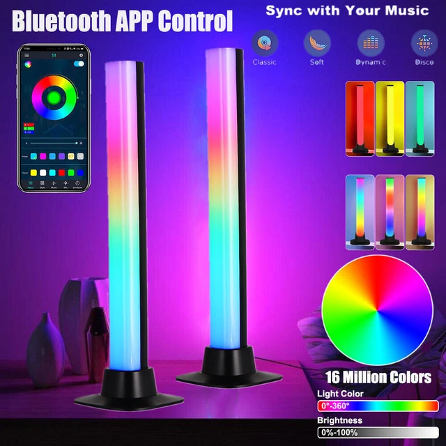 RGB COLOR CHANGING LED Light Bar Game TV Ambient Backlight Dimmable ...