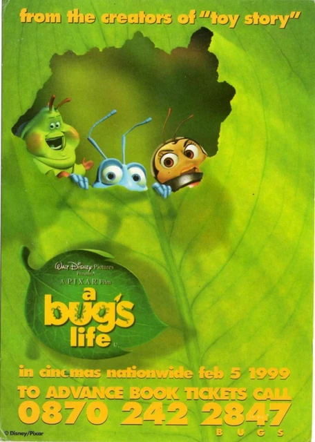 DISNEY - A Bug's Life - Flik, Heimlich and Francis - Postcard £0.70 ...
