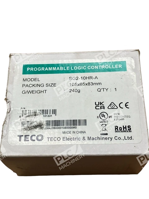 TECO CONTROLLER LOGICO programmabile elettrico e macchinari SG2-10HR-A ...