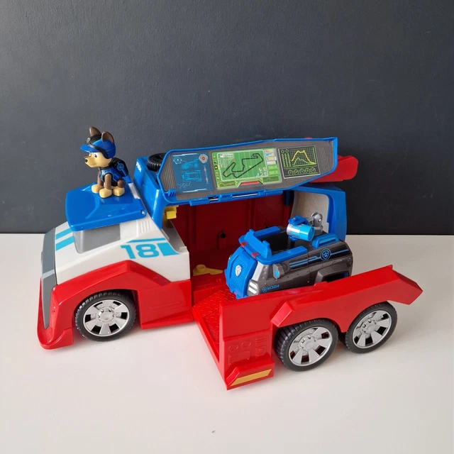PAW PATROL READY Race Rescue Mobile Pit Stop Team Vehicle with Sounds ...