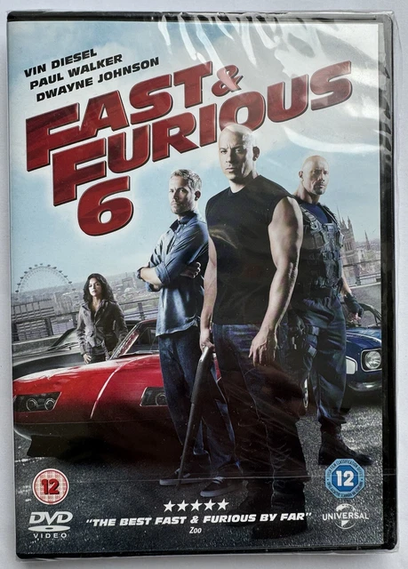 FAST & FURIOUS 6 - Dwayne Johnson *NEW & SEALED* DVD *FREE POSTAGE* 12 ...