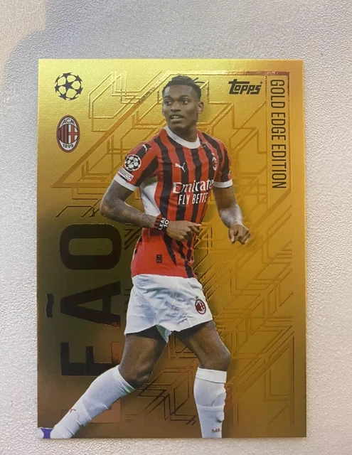 MATCH ATTAX 2024/2025 24/25 Gold Edge Edition Rafael Leao #Ge9 AC Milan ...