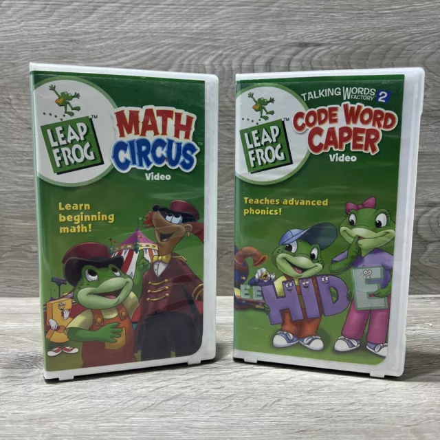 LEAPFROG VHS LOT letter factory talking words factory math circus £24. ... LEAPFROG VHS LOT letter factory talking words factory math circus £24. ...