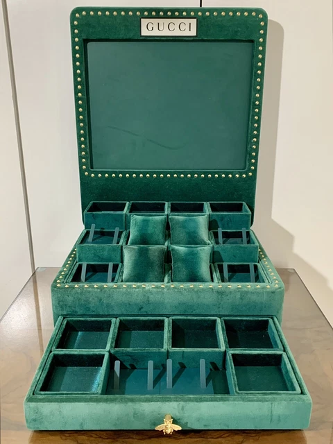 GENUINE GUCCI WATCH & Jewellery Shop Counter Display Box Removable ...