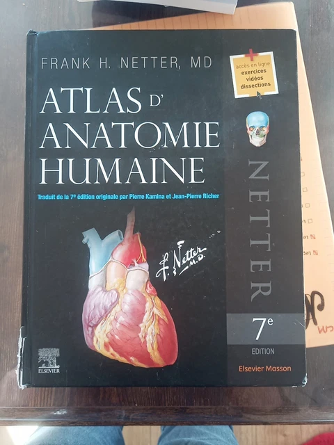 ATLAS D'ANATOMIE HUMAINE, Frank Netter EUR 25,00 - PicClick FR