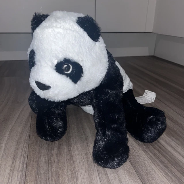 IKEA KRAMIG PANDA Bear Soft Toy Plush Cuddly Toy White Black Wild ...