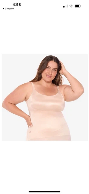 RUBY RIBBON SHAPEWEAR #3022 Size 50 3x Plus Original cami Tank EUC ...