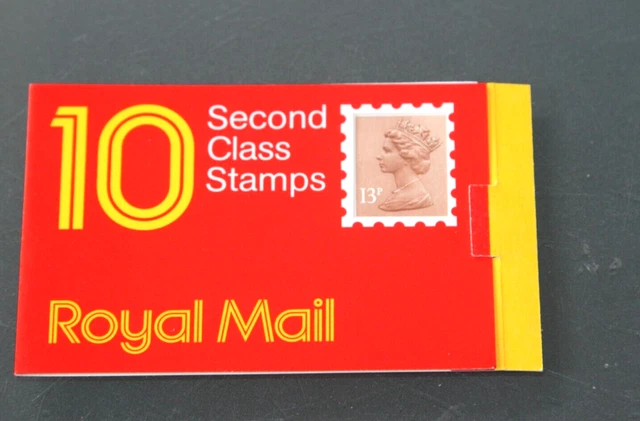GB QEII 1987BOOK Of 10 2Nd Class Stamps Complete (Sg Gi1) £0.99 ...