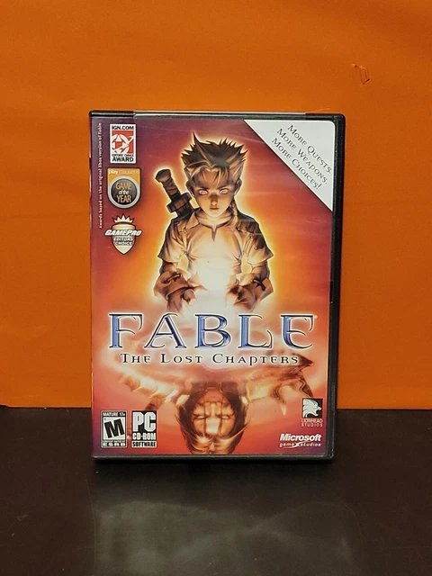 FABLE: THE LOST Chapters (Windows PC CD, 2005) Complete 4 Disc Set w ...