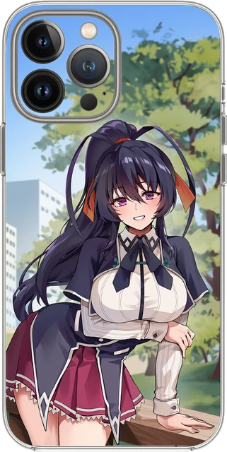 AKENO HIMEJIMA HIGH School DxD Waifu Case Cover Silicone / Shockproof ...