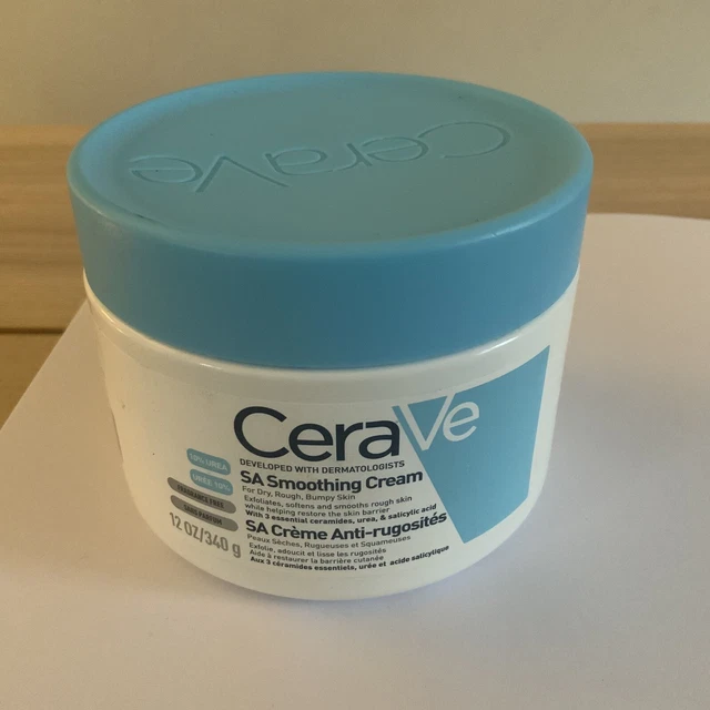 CERAVE SA SMOOTHING Cream with Salicylic Acid for Dry, Rough & Bumpy ...