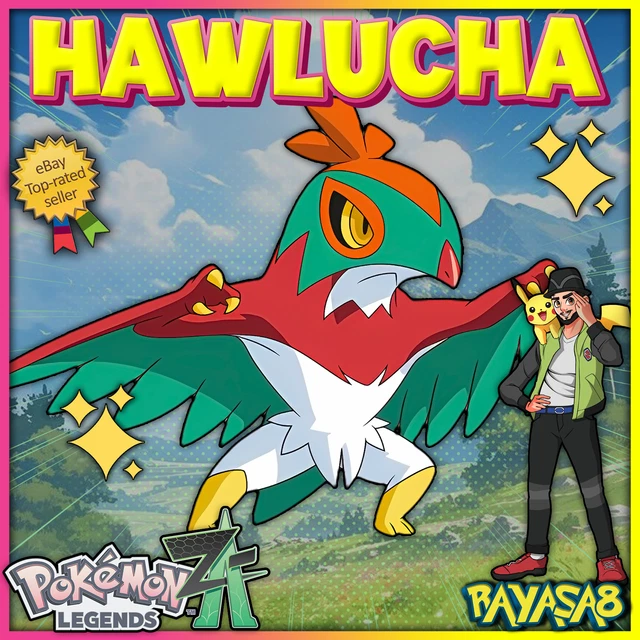HAWLUCHA POKÉMON LEGENDS ZA 6IV Best Stats Home🌟 Mega Evolution... $3.43 - PicClick CA