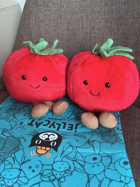 JELLYCAT AMUSEABLE TOMATO Soft Plush Toy plush doll Tag+ Dust Bag new ...