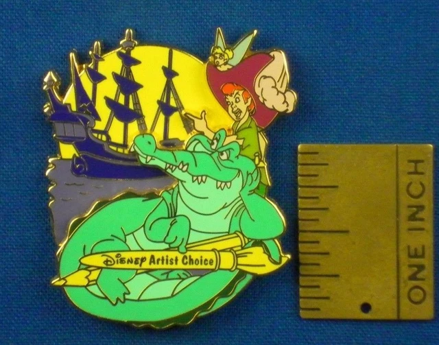 PETER PAN CROCODILE Family Pin Gathering Artist Choice LE Disney Pin ...
