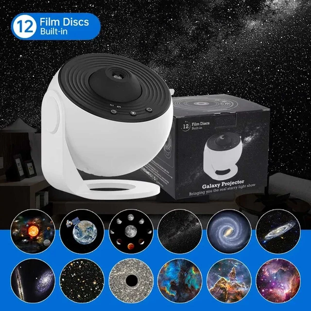 4K HD PLANETARIUM Starry Galaxy Projector Night Light Space Rotating ...