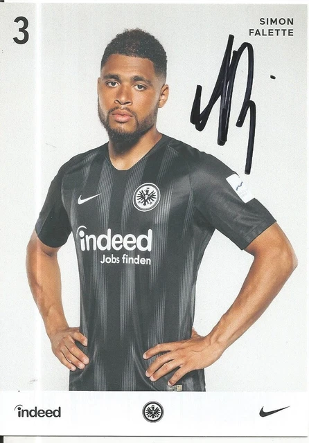 SIMON FALETTE - Eintracht Frankfurt - Saison 2018/2019 - Autogrammkarte ...