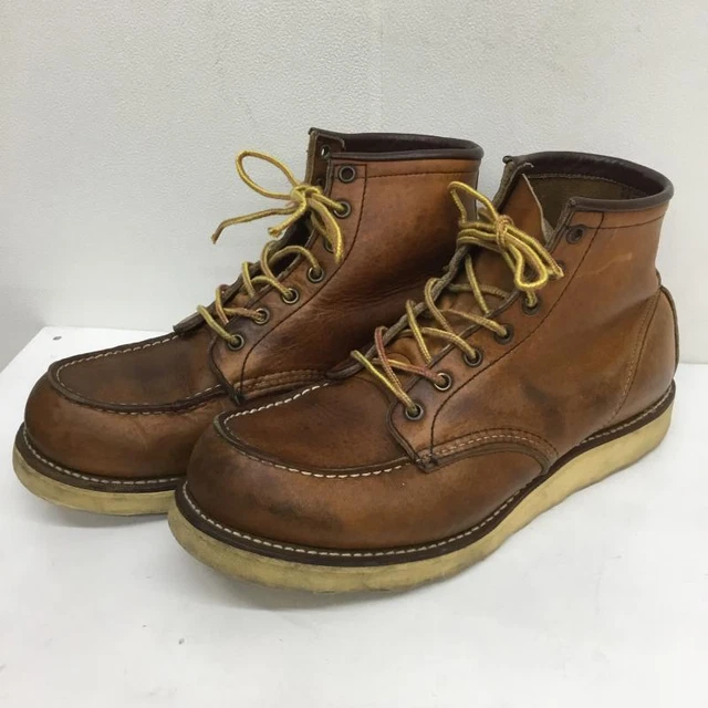RED WING GENERAL S S 875 Vertical Tag Made In Usa Used Old Clothes ...