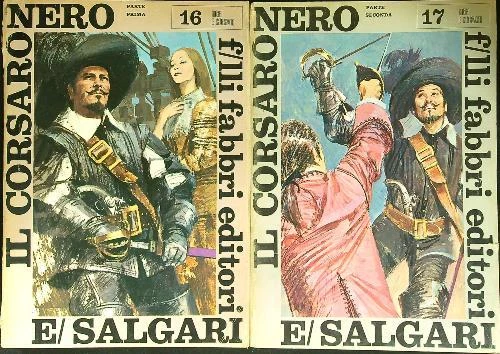 IL CORSARO NERO 2Vv Salgari Emilio Fratelli Fabbri Editori 1968 Tigri E ...