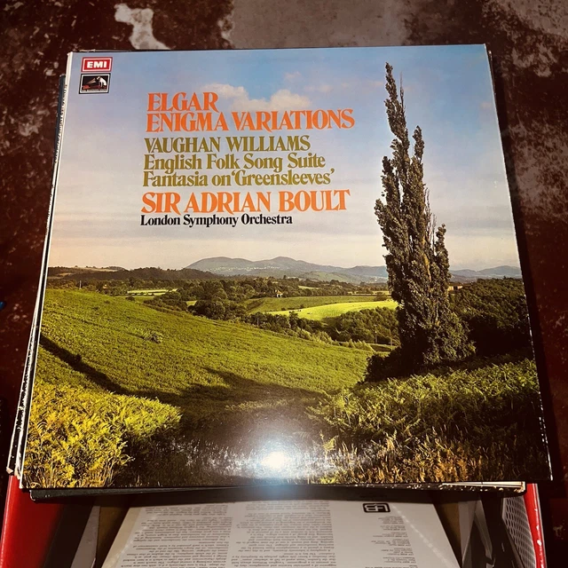 ELGAR ENIGMA VARIATIONS The London Symphony Orchestra Vinyl English Folk Song £11.00 - PicClick UK