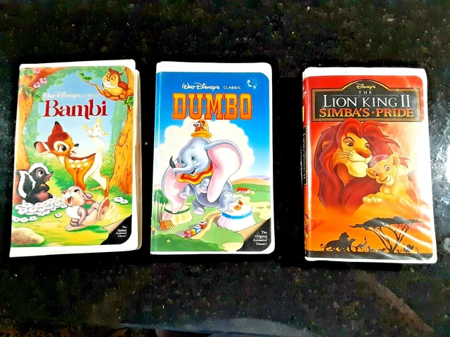 DISNEY VHS MOVIES Bambi, Dumbo & Lion King II, all 3 for 14.95 EUR 12 ...