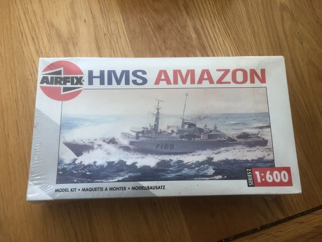 AIRFIX 1/600 HMS AMAZON Kit No 02204 £7.00 - PicClick UK